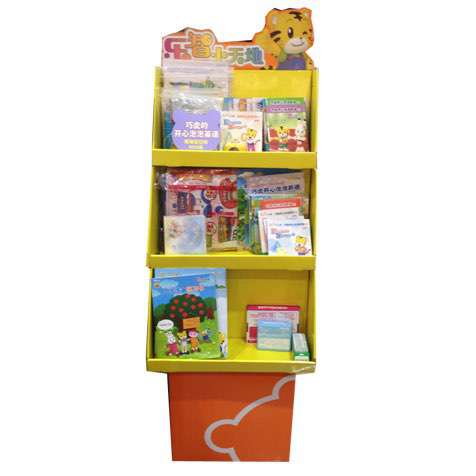 Book Display Stand | Customized Corrugated Cardboard Book Display Stands