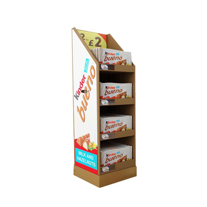 Promotional Corrugated In Supermarket Snack Retail Store Paper Shelf ...