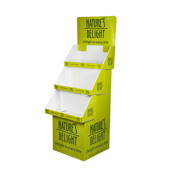 Cardboard Food & Fruit Display Stand | Point of Purchase Display Design